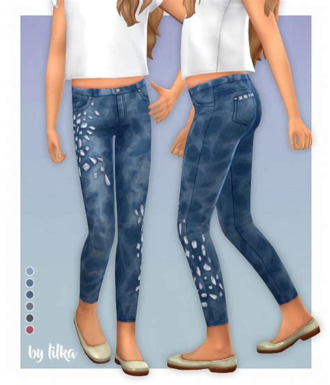 Peggy Jeans Girls Pants Mysims4mods