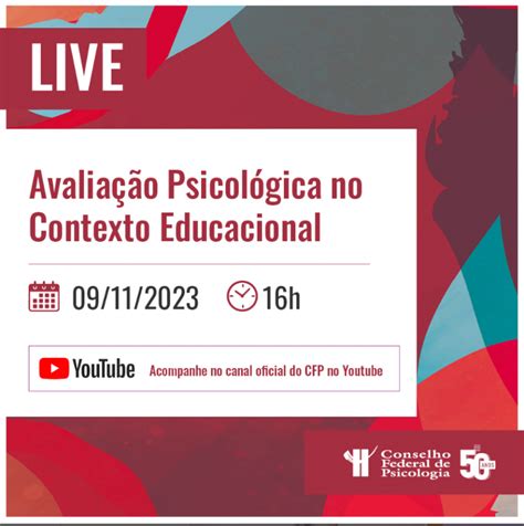 Cfp Debate Em Live A Avaliação Psicológica No Contexto Educacional