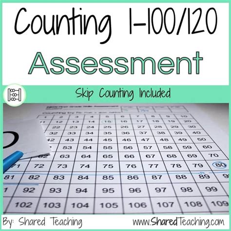 Counting Assessment Common Core Aligned By Shared Teaching Tpt