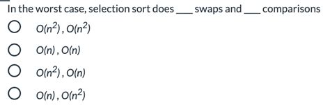 Solved What Does Stable Mean In A Sorting Algorithm O It Chegg