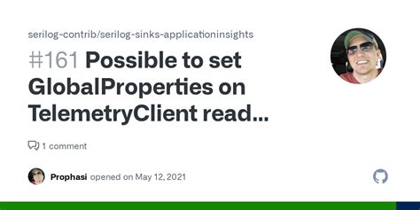 Possible To Set GlobalProperties On TelemetryClient Read From