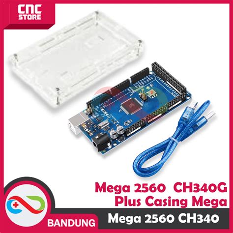 Jual ARDUINO MEGA R CH G COMPATIBLE BOARD WITH CASE ACRYLIC Shopee Indonesia