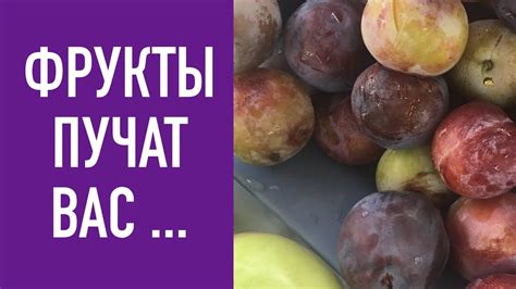 ФРУКТЫ ПРИНОСЯТ ДИСКОМФОРТ Youtube