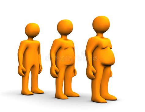 Overweight Man On Scale Stock Vector Illustration Of Idea 34454532