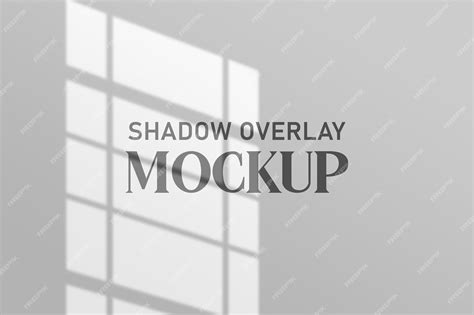 Premium Psd Shadow Overlay Effect Leaf