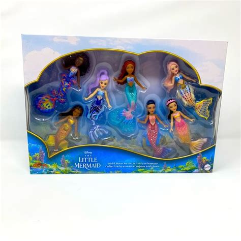 Mattel Toys Disney The Little Mermaid Ariel And Sisters Small Doll