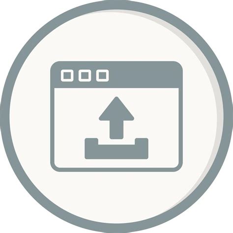 Upload File Vector Icon 19801374 Vector Art At Vecteezy