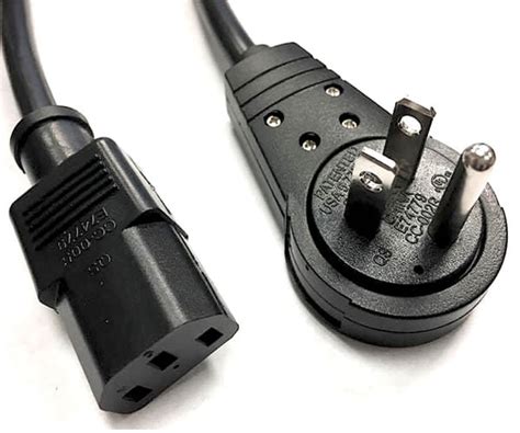 Aya 6ft 6 Feet 18awg Flat 360 Degree Rotating Plug Power Cord Nema 5