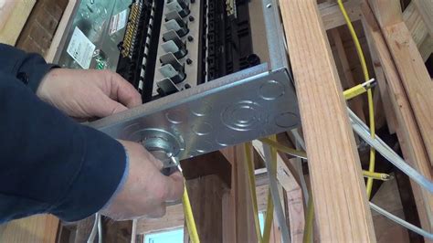 Installation Of The Subpanel As A Recessed Panel Between The Studs YouTube