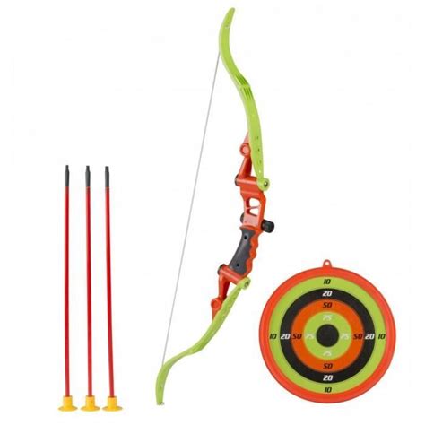 Arc cm flèches et cible jouet enfant Achat Vente arc à fléchette mousse Soldes d