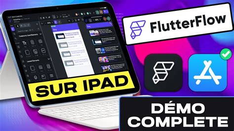 Flutterflow Sur Ipad Je Teste En Direct La 1ʳᵉ Version De Lapplication 📱 Youtube