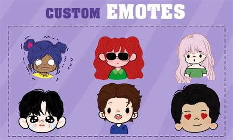 Emotes For Twitch Streams By Luciernaga Basi Fiverr