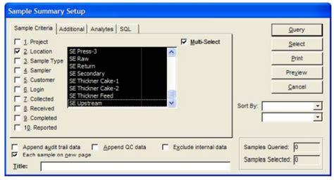 Simplify Queries With Sql Expressions J Street Lims