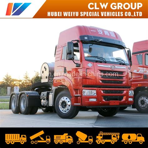 Long Distance Haulage Weichai Gas Engine 50ton Lng Gas Faw 6x4 380hp