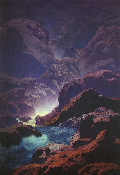 Moonlight Maxfield Parrish Wikiart Org