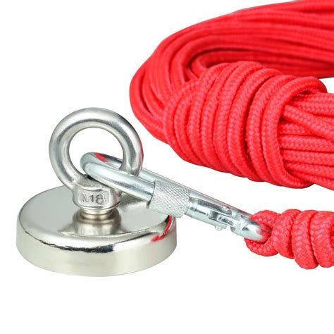 Custom Neodymium Magnetic Assembly with Fishing Magnet Rope - Magnetic ...