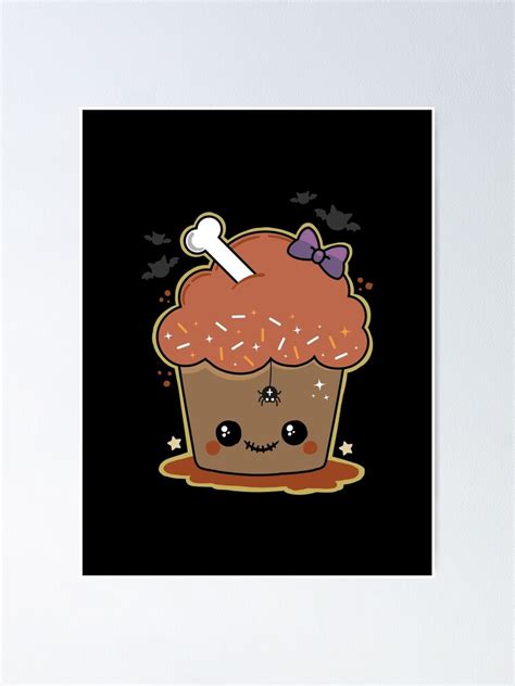 Creepy Muffin Poster For Sale By Sasyall Redbubble