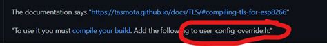 Please Clarify Where Tls Settings Must Be Added Within The Overrides File When Compiling For