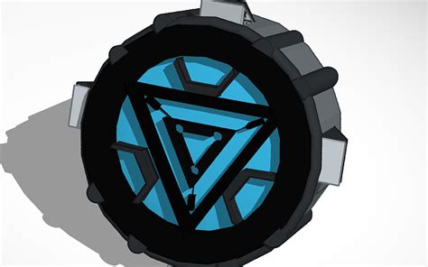 3d Design Arc Reactor Tinkercad