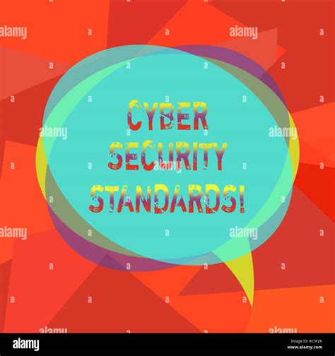 Text Sign Showing Cyber Security Standards Conceptual Photo Rules For Organizational Info