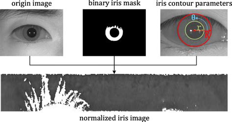 The Process Of Generating A Normalized Iris Image Download Scientific Diagram