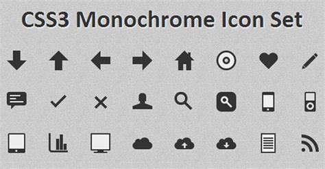 Css Icon Set At Collection Of Css Icon Set Free For