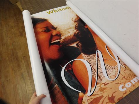 Waiting To Exhale Whitney Houston Large Movie Theatre Vinyl Poster Sign