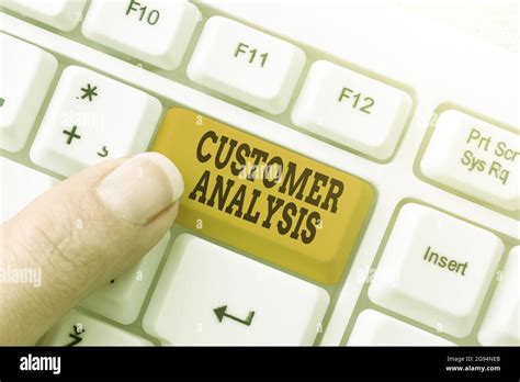 Handwriting Text Customer Analysis Word Written On Systematic