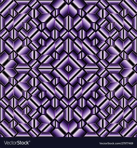 Abstract Geometric Striped Seamless Pattern Vector Image