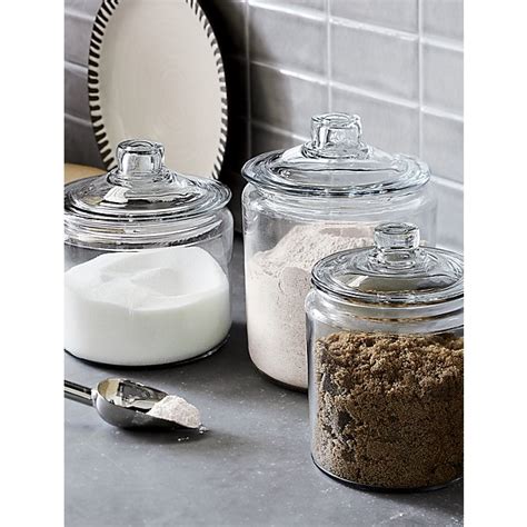 Heritage Hill Glass Jars With Lids Crate And Barrel