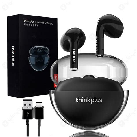 هندزفری بی‌سیم لنوو مدل ThinkPlus Live Pods LP80 Pro - یوپ شاپ