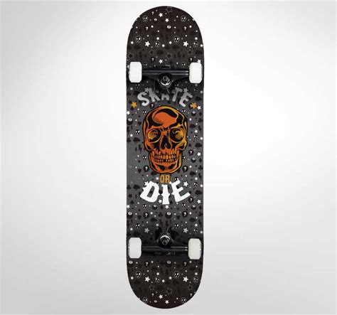 Wandtattoo Skateboard Old School - TenStickers