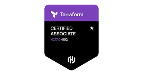 Hashicorp Certified Terraform Associate 002 Credly