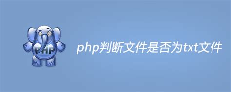 php判斷檔案是否為txt檔案 php問題 php中文網