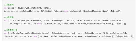 查询 多表查询 《sqlsugar 4 0 文档》 书栈网 · Bookstack