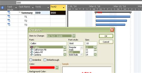 MS Project Custom Text At Gantt Chart Bar Microsoft Community
