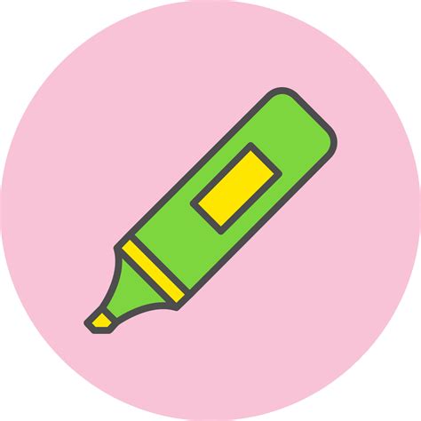 Highlighter Vector Icon 16488913 Vector Art At Vecteezy