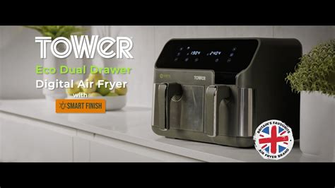 Tower T17097 Vortx 8l Dual Basket Air Fryer Black Reviews USA Stores