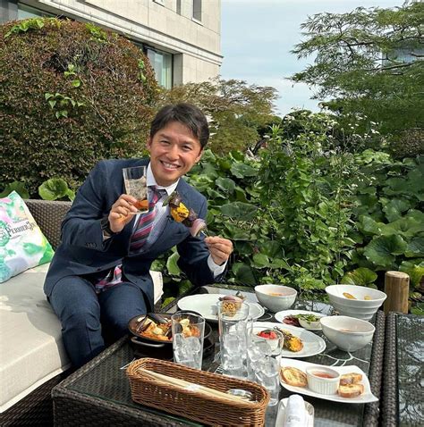 山中真さんのインスタグラム写真 山中真instagram 「・ せやねん！で ラグジュアリーホテルに。 セントレジスホテル大阪では