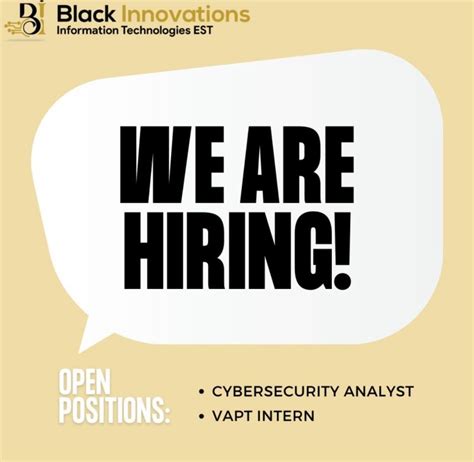 Hiring Cybersecurityjobs Vapt Internship Cybersecurityintern Cehv12traininginagara