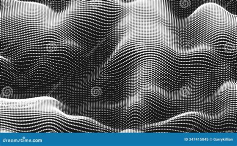 Point Wave Noise Texture Abstract Dot Background Technological