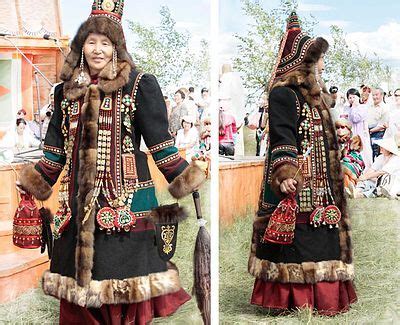 Традиционный якутский костюм — Википедия | National clothes ...