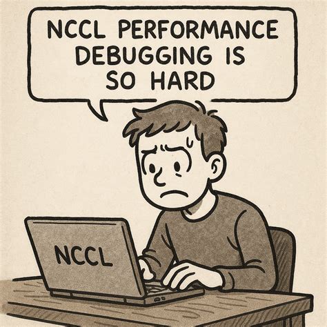 how to debug nccl performance issues for ml workloads