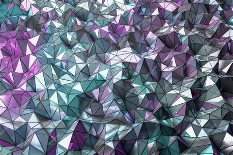 Premium Photo Abstract Triangular Mosaic Background Texture And Design Concept 3d Rendering