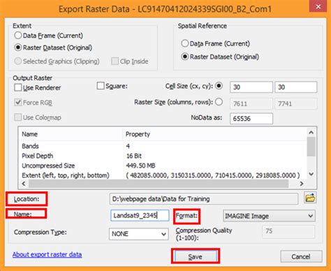 Layer Stacking Or Band Composite Of Landsat Satellite Data Using Arcgis