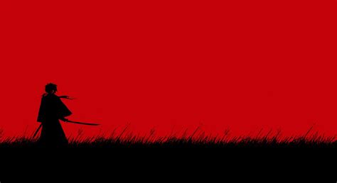 Download Red Gaming Samurai Wallpaper