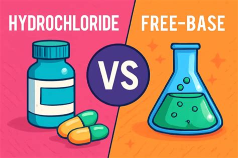 Hydrochloride Vs Free Base Differences Benefits And Uses
