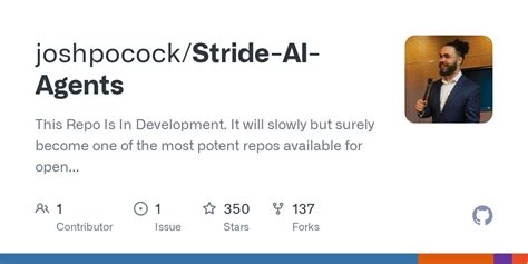 Github Joshpocockstride Ai Agents This Repo Is In Development It Will Slowly But Surely