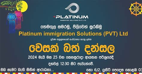 “on This Vesak Day We Platinum Consultants Sri Lanka