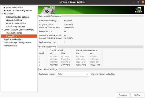 Please Help How To Lock Powermizer Performance Level To The Low Level
